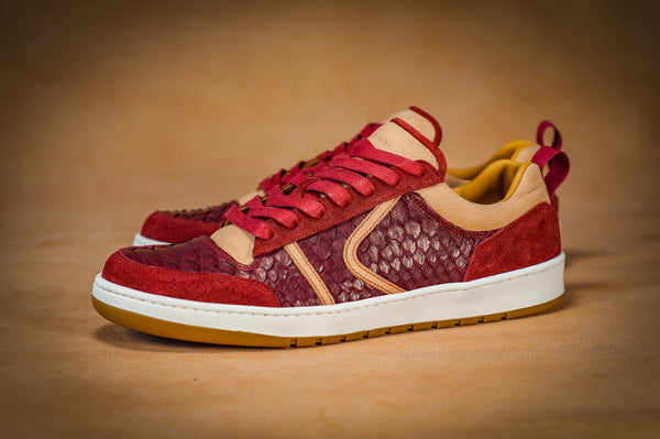 Burgundy SlingShot Classic Sneaker - JBFcustoms