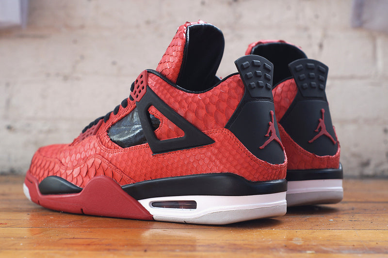 Python & Eel Jordan 4 by JBFcustoms